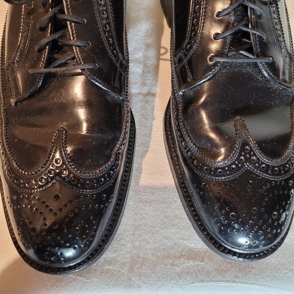 Shoes | Dupont Corfam Wingtip Mens Shoes Size 85 C | Poshmark
